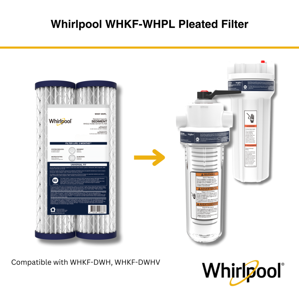 WHKF-DWH Standard Capacity Household Filtration System - Whirlpool ...